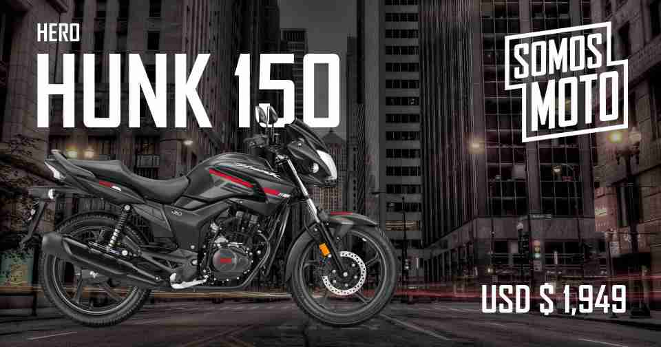 Hero HUNK 150 2026 | Precio $ 1,949 | Motos Hero | Somos Moto | Perú