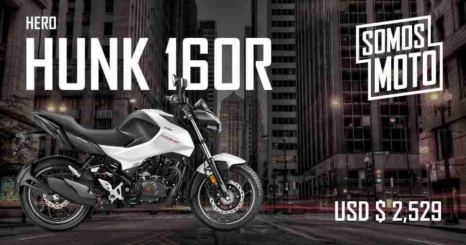 Hero HUNK 160R 2025 | Precio $ 2,529 | Motos Hero | Somos Moto | Perú