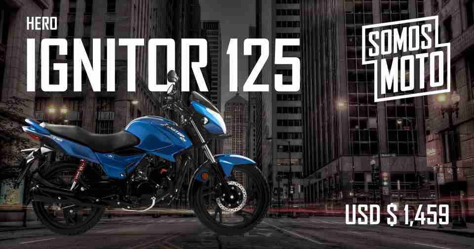 Hero Ignitor 125 2020 | Precio $ 1,459 | Motos Hero | Somos Moto | Perú