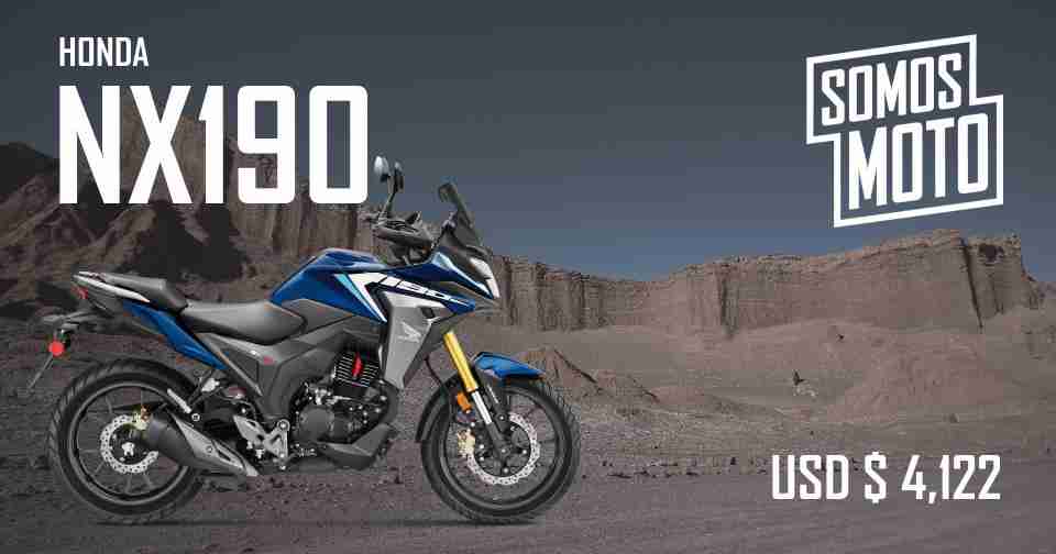 Honda NX190 2025 | Precio $ 4,122 | Motos Honda | Somos Moto | Perú