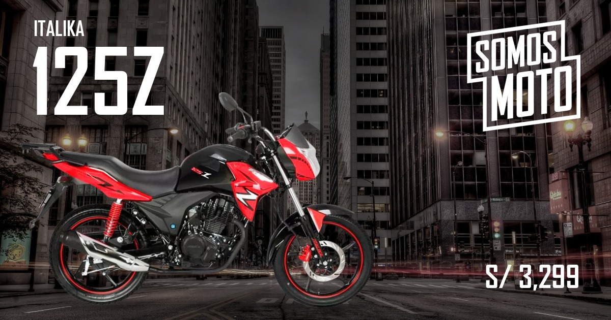125Z 2018 | Motos Italika | Precio S/ 3,299 | Somos Moto | Perú