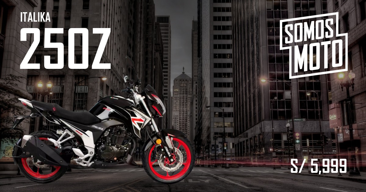 250Z 2018 | Motos Italika | Precio S/ 5,999 | Somos Moto | Perú