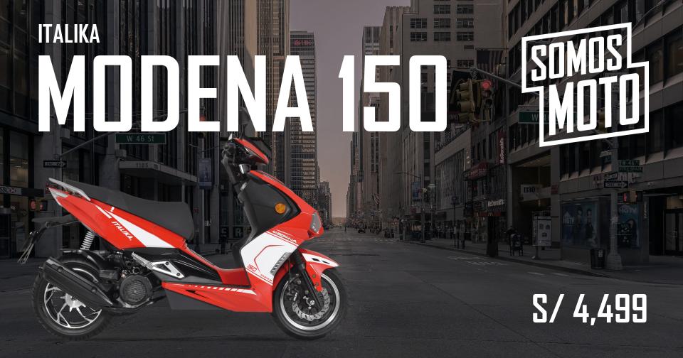 Modena 150 2019 | Motos Italika | Precio S/ 4,499 | Somos Moto | Perú
