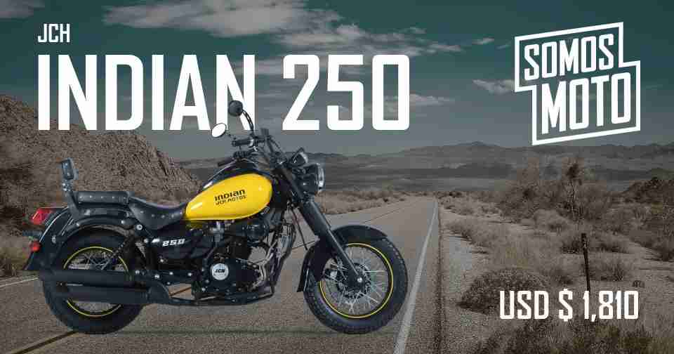 JCH INDIAN 250 2024 | Precio $ 1,810 | Motos JCH | Somos Moto | Perú