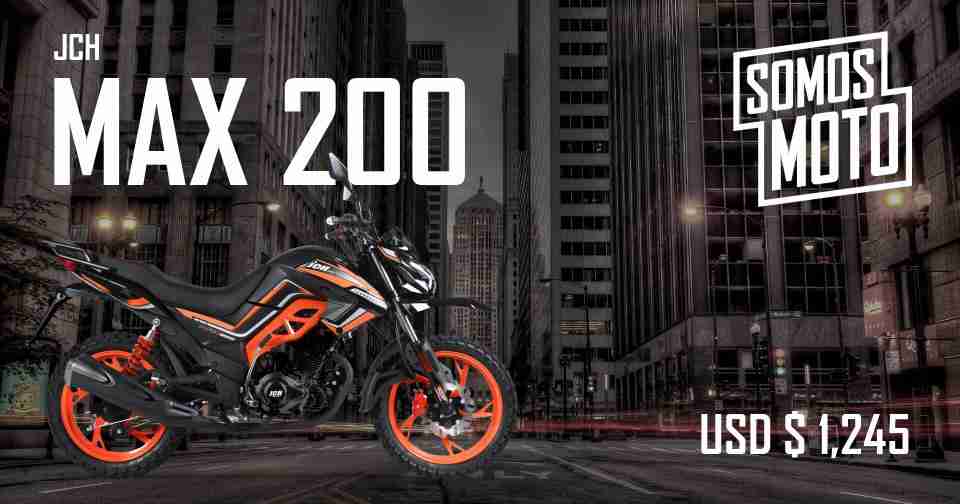 JCH MAX 200 2023 | Precio $ 1,245 | Motos JCH | Somos Moto | Perú