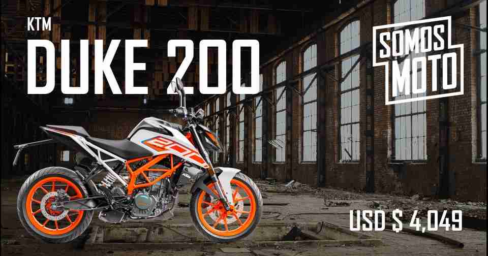 KTM DUKE 200 2025 | Precio $ 4,049 | Motos KTM | Somos Moto | Perú