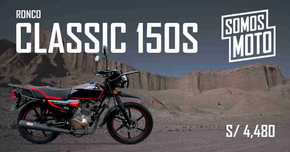 Ronco Classic 150S 2026 | Precio S/ 4,480 | Motos Ronco | Somos Moto | Perú