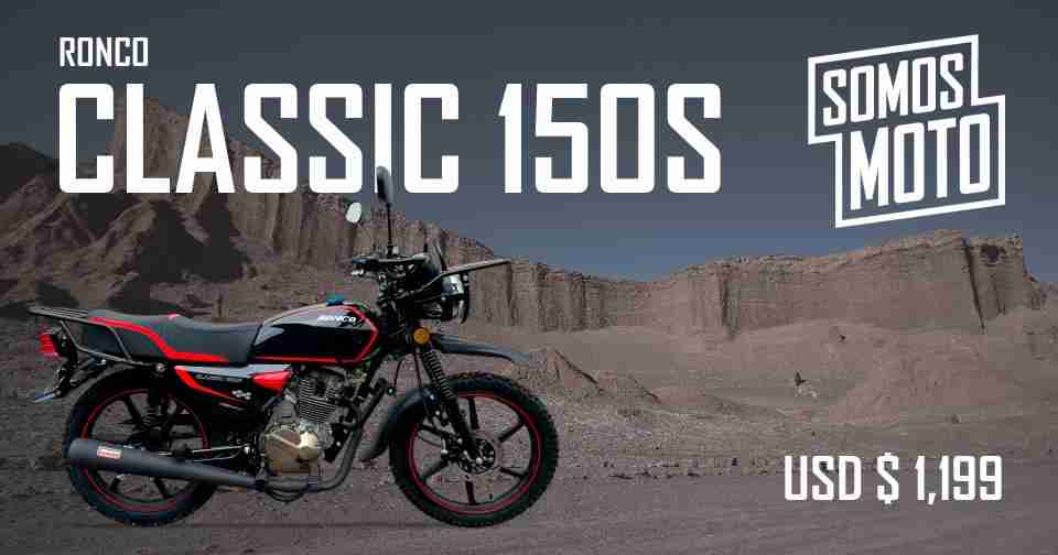 Ronco Classic 150S 2026 | Precio $ 1,199 | Motos Ronco | Somos Moto | Perú