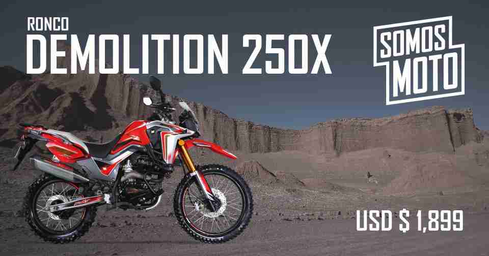 Ronco Demolition 250X 2024 | Precio $ 1,899 | Motos Ronco | Somos Moto ...