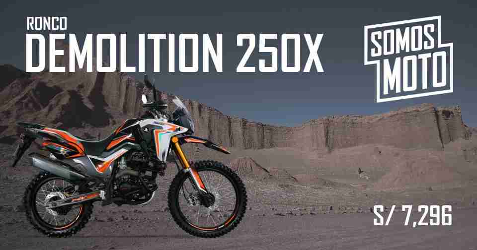 Ronco Demolition 250X 2025 | Precio S/ 7,296 | Motos Ronco | Somos Moto ...