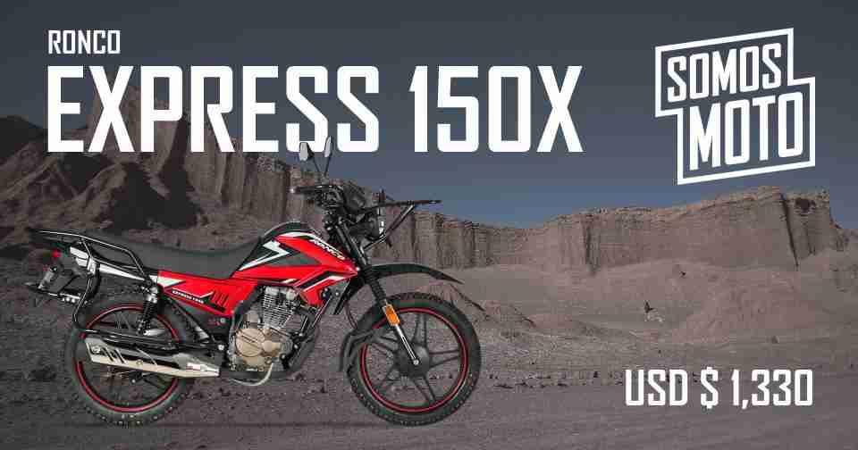 Ronco Express 150x 2023 | Precio $ 1,330 | Motos Ronco | Somos Moto | Perú