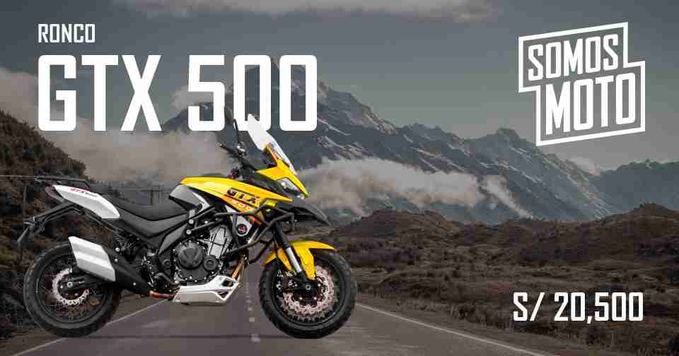 Ronco GTX 500 2023 | Precio S/ 20,500 | Motos Ronco | Somos Moto | Perú