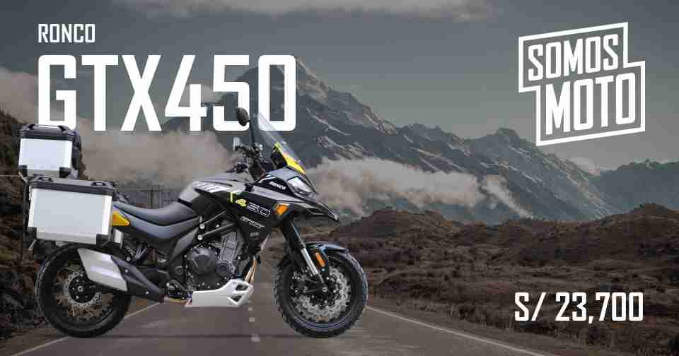 Ronco GTX450 2021 | Precio S/ 23,700 | Motos Ronco | Somos Moto | Perú