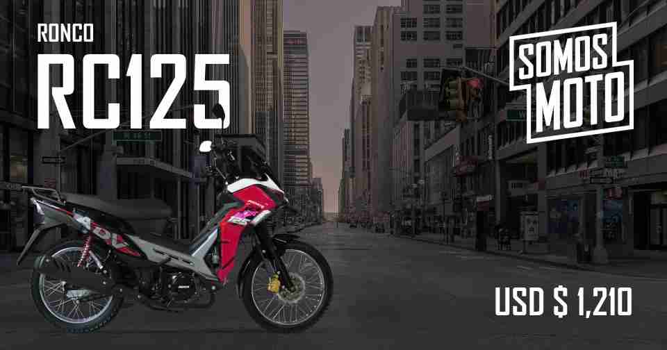 Ronco RC125 ADV 2022 | Precio $ 1,210 | Motos Ronco | Somos Moto | Perú