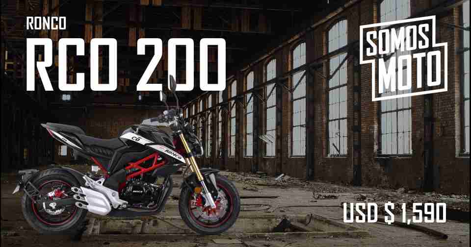 Ronco RCO 200 2024 | Precio $ 1,590 | Motos Ronco | Somos Moto | Perú