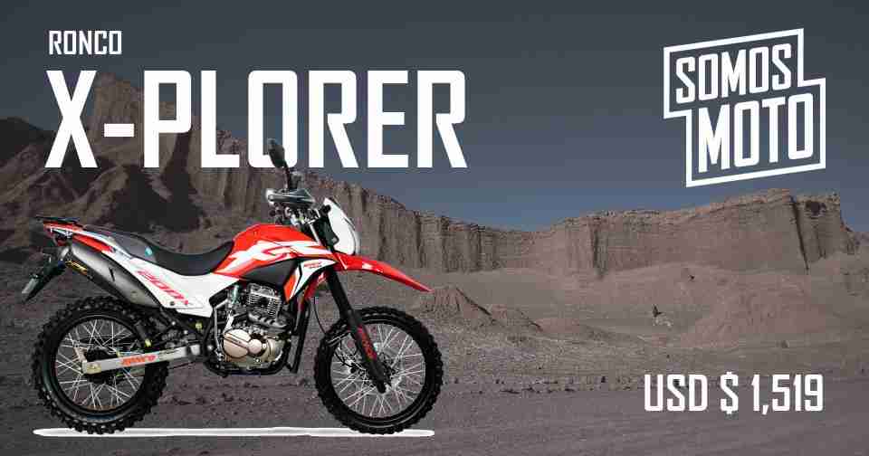 Ronco X-PLORER 200X 2027 | Precio $ 1,519 | Motos Ronco | Somos Moto | Perú
