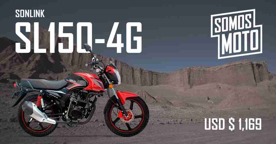 Sonlink SL150-4G 2024 | Precio $ 1,169 | Motos Sonlink | Somos Moto | Perú