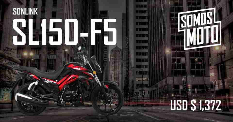 Sonlink SL150-F5 2025 | Precio $ 1,372 | Motos Sonlink | Somos Moto | Perú