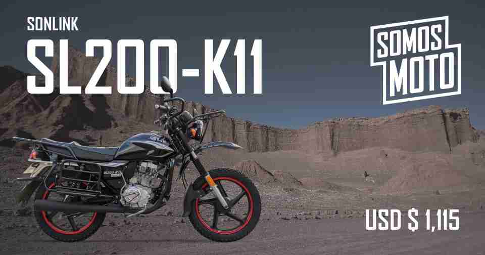Sonlink SL200-K11 2023 | Precio $ 1,115 | Motos Sonlink | Somos Moto | Perú