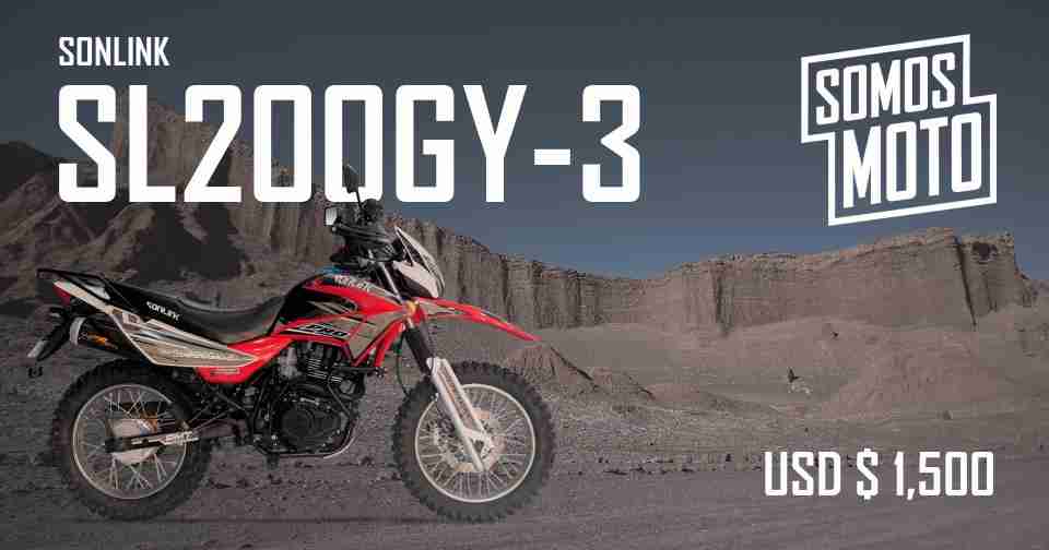 Sonlink SL200GY-3 PRO 2025 | Precio $ 1,500 | Motos Sonlink | Somos ...