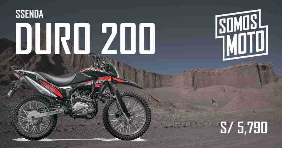 Ssenda DURO 200 ARO 21/18 2024 | Precio S/ 5,790 | Motos Ssenda | Somos Moto | Perú
