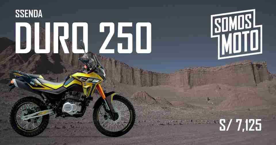 Ssenda Duro 250 CFR 2025 | Precio S/ 7,125 | Motos Ssenda | Somos Moto | Perú