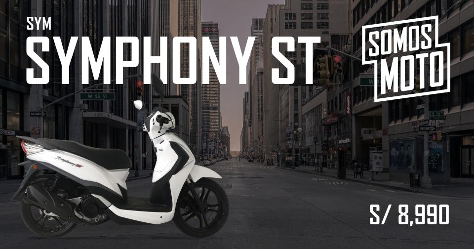 SYM Symphony ST 2018 | Precio S/ 8,990 | Motos SYM | Somos Moto | Perú