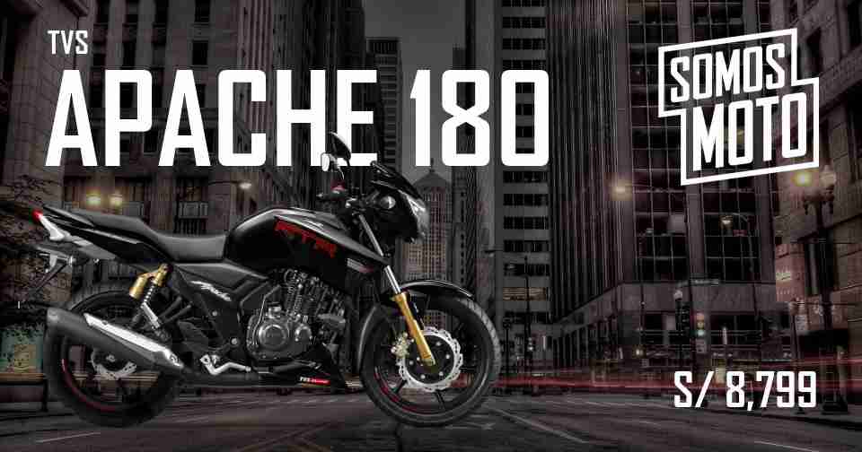 TVS Apache RTR 180 Race Edition 2026 | Precio S/ 8,799 | Motos TVS | Somos Moto | Perú