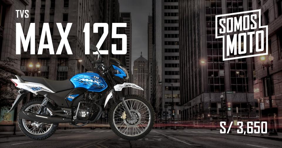TVS Max 125 2017 | Precio S/ 3,650 | Motos TVS | Somos Moto | Perú