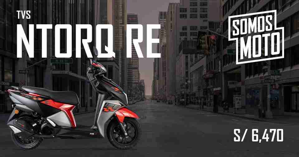 TVS NTORQ RE 125 2023 | Precio S/ 6,470 | Motos TVS | Somos Moto | Perú