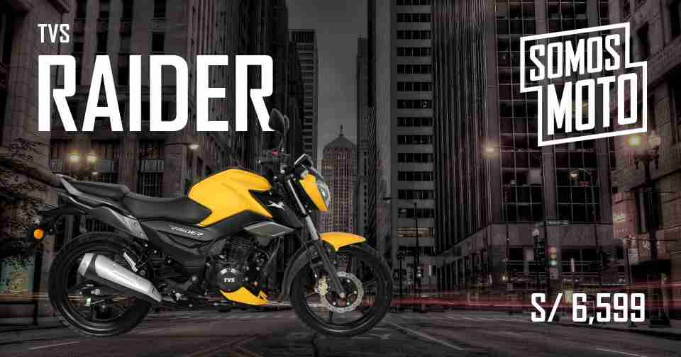 TVS Raider 125 2026 | Precio S/ 6,599 | Motos TVS | Somos Moto | Perú