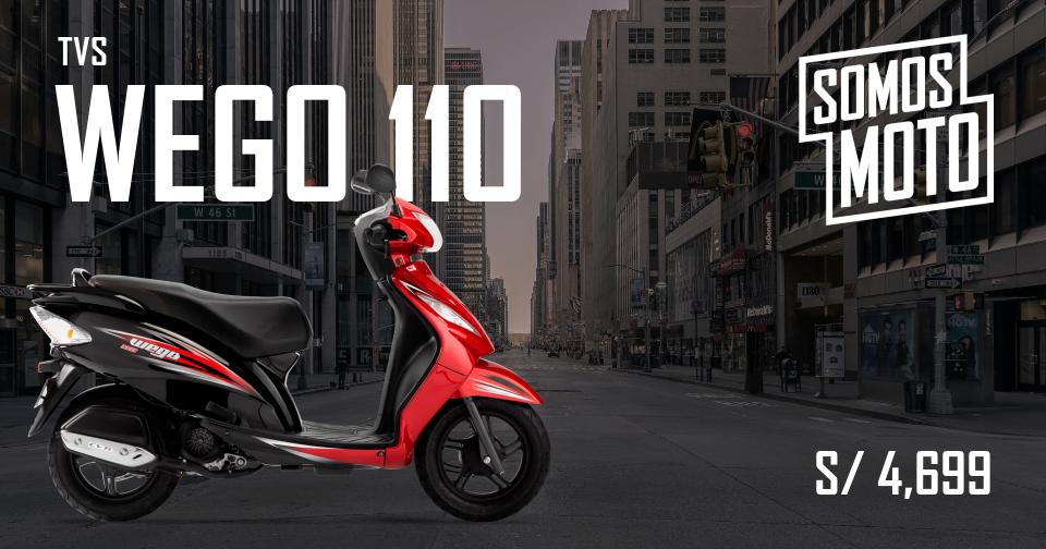 Wego 110 2019 | Motos TVS | Precio S/ 4,699 | Somos Moto | Perú