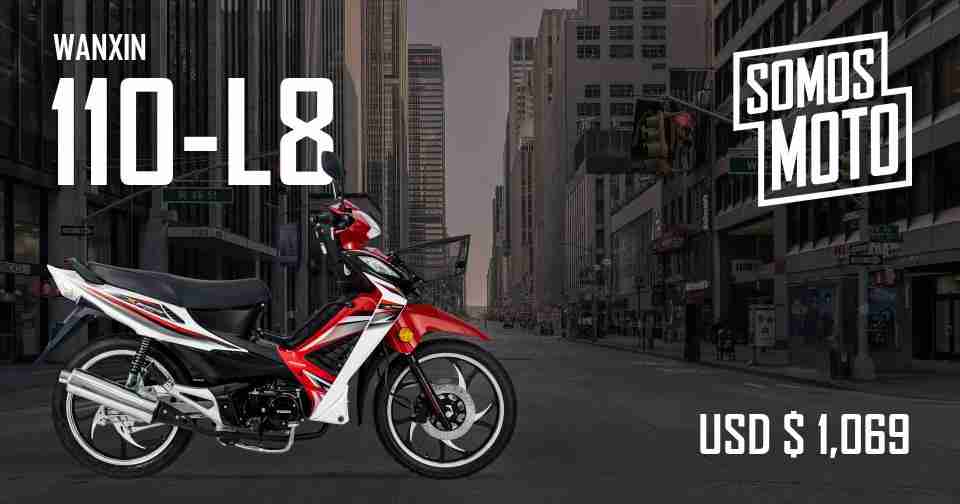 Wanxin 110-L8 2024 | Precio $ 1,069 | Motos Wanxin | Somos Moto | Perú