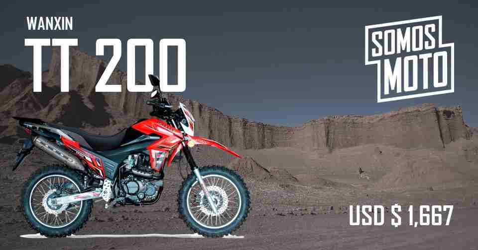 Wanxin TT 200 ARO 17 2024 | Precio $ 1,667 | Motos Wanxin | Somos Moto | Perú