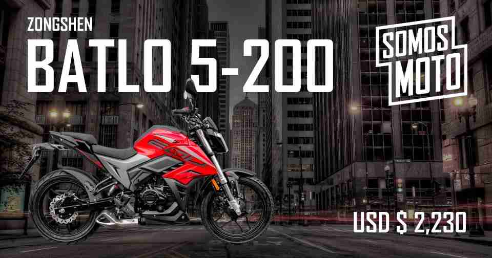 Zongshen BATLO 5-200 2025 | Precio $ 2,230 | Motos Zongshen | Somos Moto | Perú