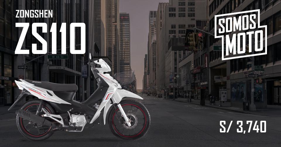 ZS110 2017 | Motos Zongshen | Precio S/ 3,871 | Somos Moto | Perú