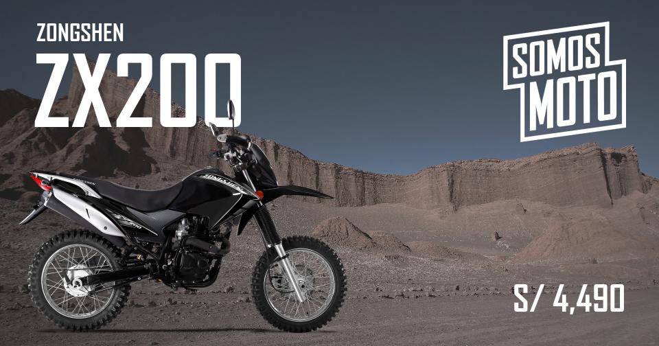 ZX200 2017 | Motos Zongshen | Precio S/ 4,490 | Somos Moto | Perú