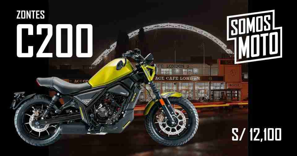 Zontes C200 2025 | Precio S/ 12,100 | Motos Zontes | Somos Moto | Perú